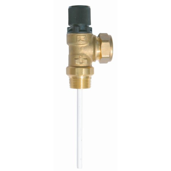 KWIKOT KH1.404CXM MALE TEMP & PRESSURE SAFETY VALVE 400kPa 20mm