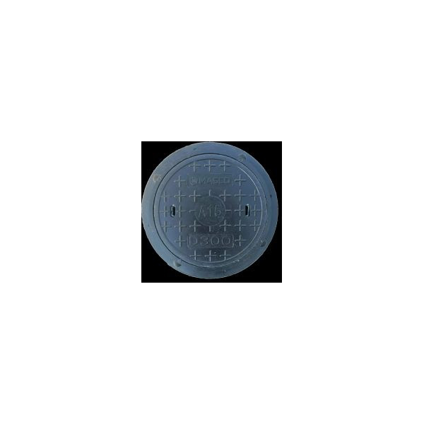 MASCO POLYMER MANHOLE COVER & FRAME ROUND 300mm L/DUTY A15