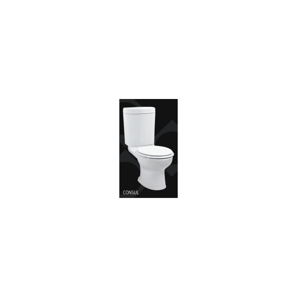 BETTA CONSUL CC TOILET SUITE (PAN, TDF CISTERN, MECH, SEAT) XTCO