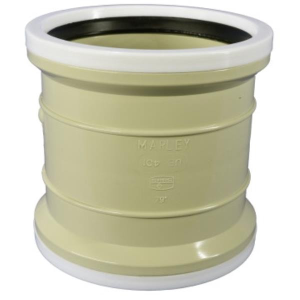 PVC UG DOUBLE SOCKET 110mm RUBBER RING UE401