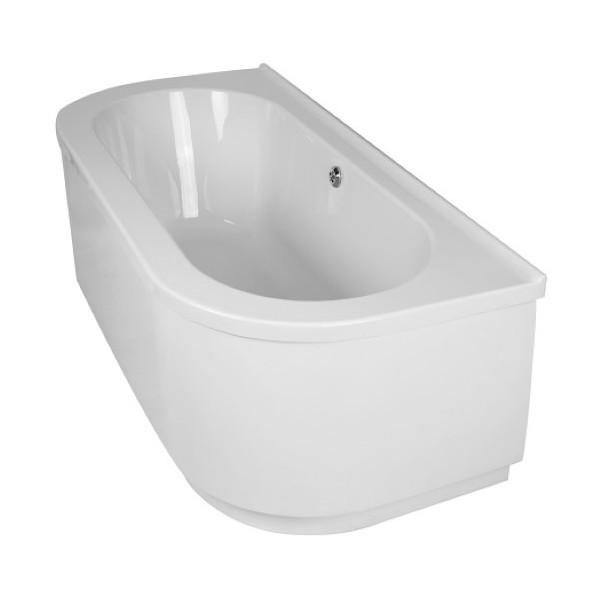 BETTA PARIS F/STANDING BATH & SKIRT WHITE 1780X850