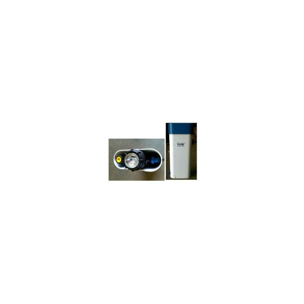 AQUA-LOC PLASTIC WATER METER IN ABOVE GROUND BOX 20mm WET DIAL 101-102