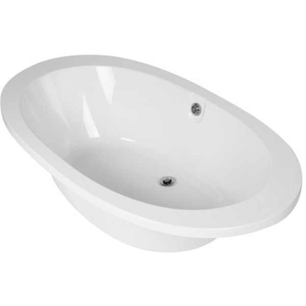 BETTA COWRIE OVAL BATH WHITE 1800X950