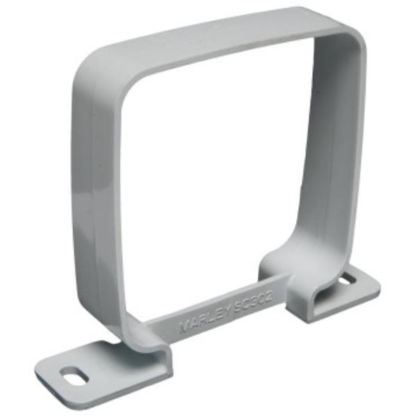 MARLEY SQUARE PVC DOWNPIPE CLIP / HOLDERBAT SC302