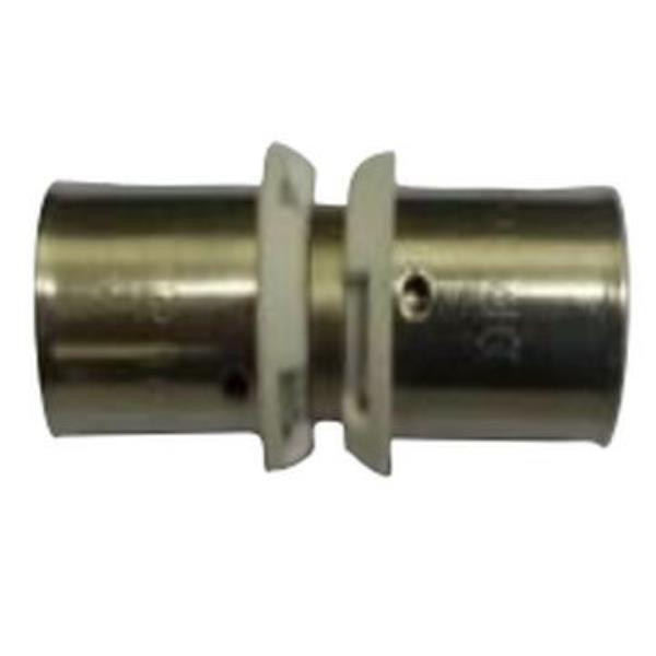VALSIR PEXAL STRAIGHT COUPLING BRASS 20mm VU0000502