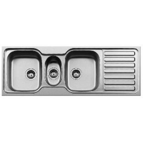 KWIKOT SDI-1350-DE SS DB DROP-IN SINK & TIDY CLASSIQUE 1350X480