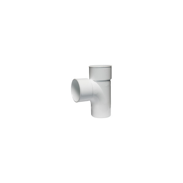 MARLEY ROUND PVC DOWNPIPE TEE JUNCTION 80X45 DY303
